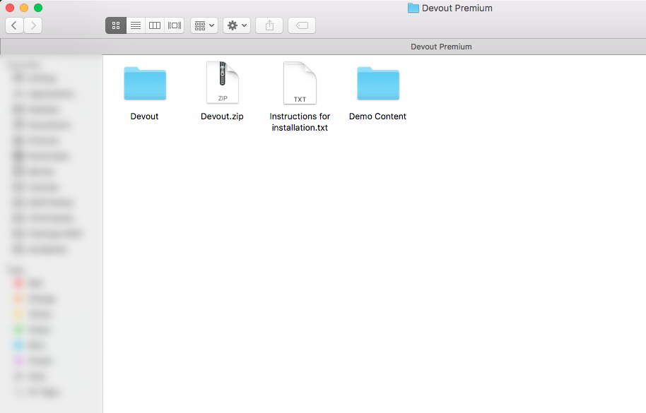 Devout Theme Documentation Vinethemes