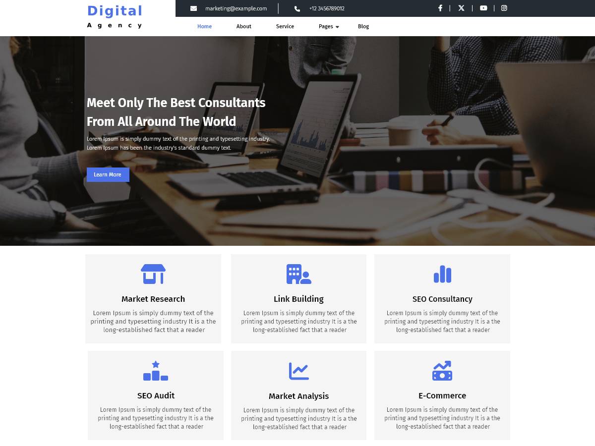 Titan Digital Agency Wordpress Theme - VineThemes